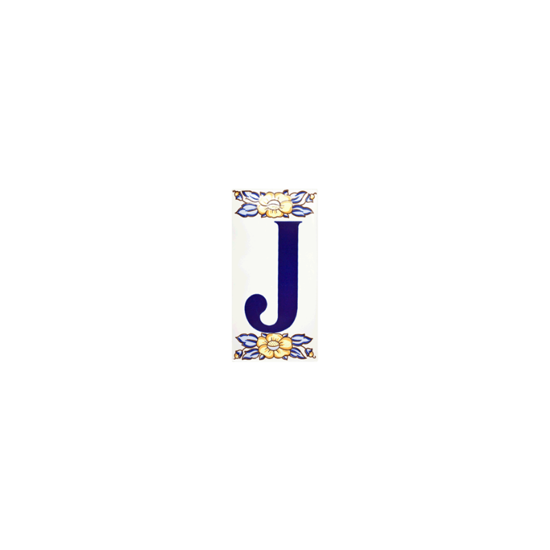 PZA LETRA J CERAMICA